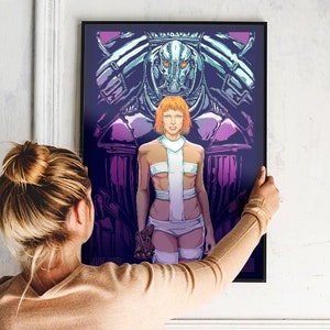 Fifth Element Leeloo and Mondoshawan Original Illustration by Jacob ...