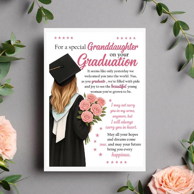 Granddaughter College Graduation Cards - Etsy