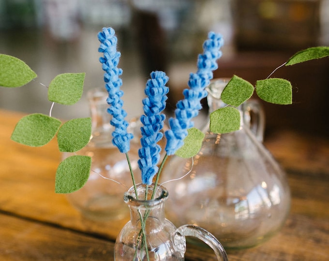 Single Stem Felt Bluebonnets - Etsy