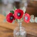 Single Stem Felt Poppy - Etsy