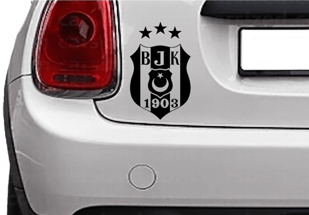 Besiktas Car Sticker 12.5 X 8 Cm - Etsy
