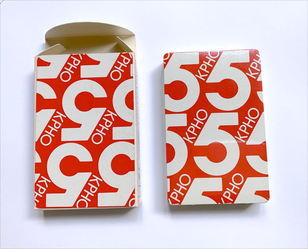 Vintage KPHO TV 5 Phoenix Playing Cards: Sealed Promotional Deck - Etsy