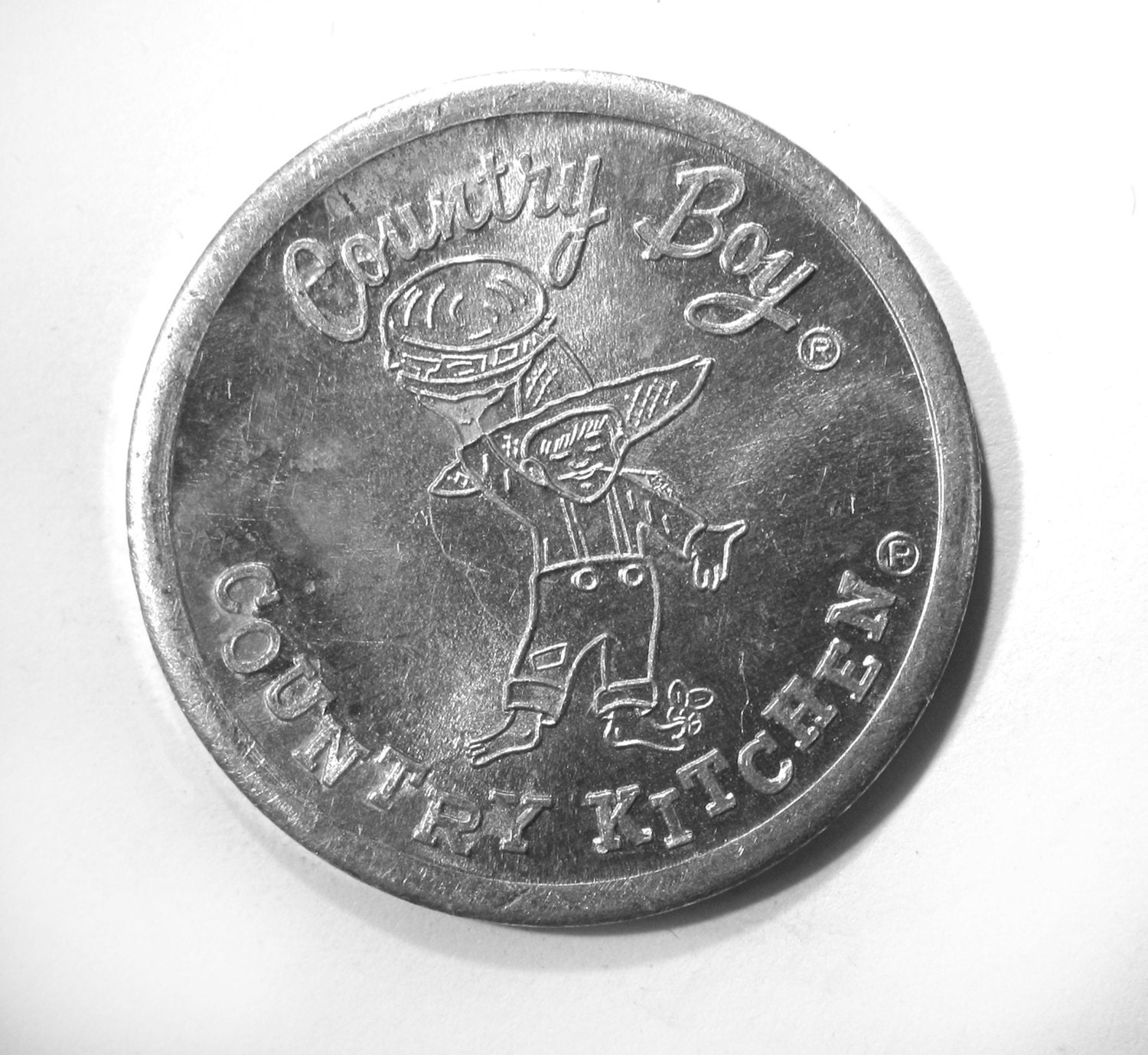 Vintage Token Country Kitchen Restaurant Children's Token Country Boy ...