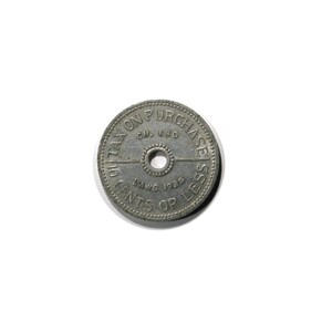 Vintage Token Washington State Tax Commission Token 1935 Sales Tax ...