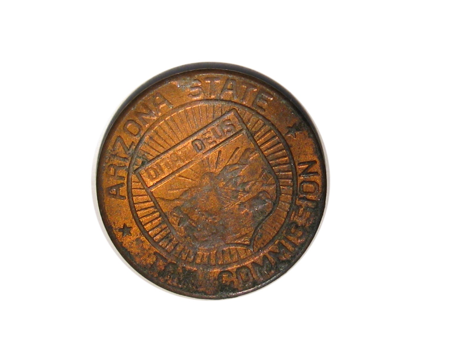 Vintage Token Arizona State Tax Commission Sales Token Copper Token ...
