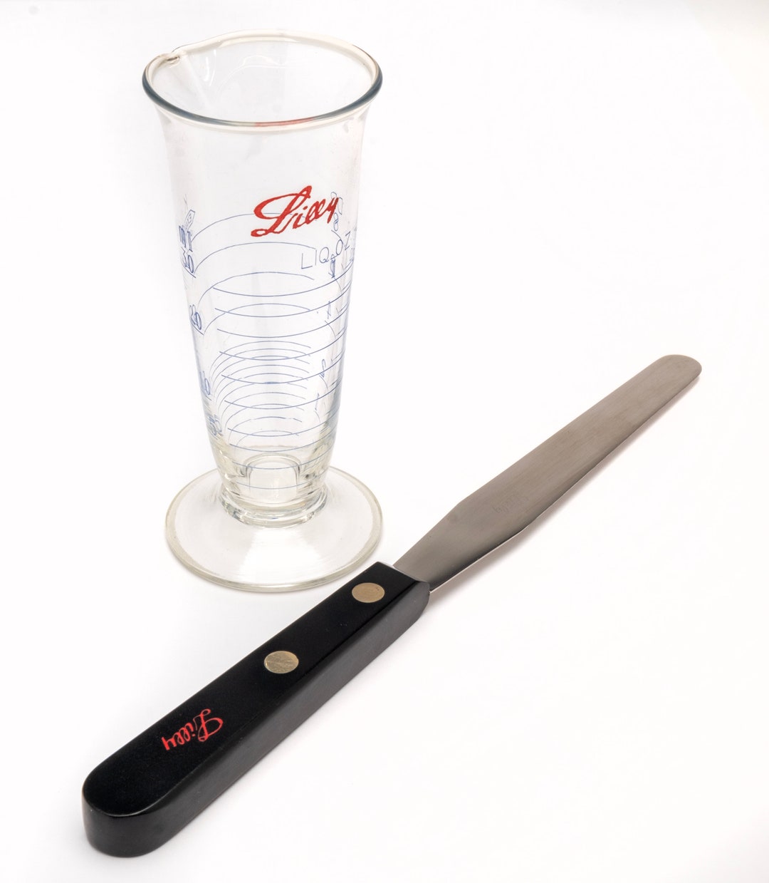Vintage Pharmacist Graduation Gift a 30ML Beaker and Metal Spatula From ...