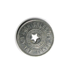 Vintage Token Utah State Emergency Relief Token Vintage State of Utah 5 ...