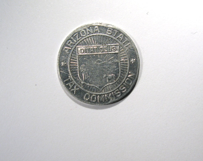 Vintage Token Arizona State Tax Commission Sales Token Aluminum Token ...