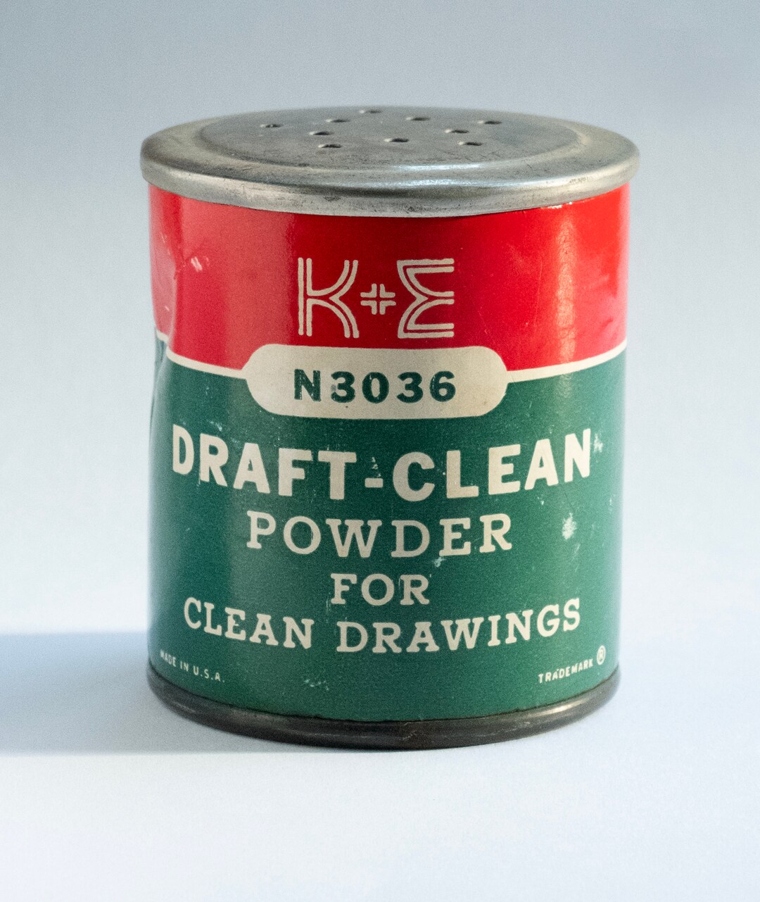 Vintage K&E Draft Clean Powder Tin: Drafting Advertising Collectible - Etsy
