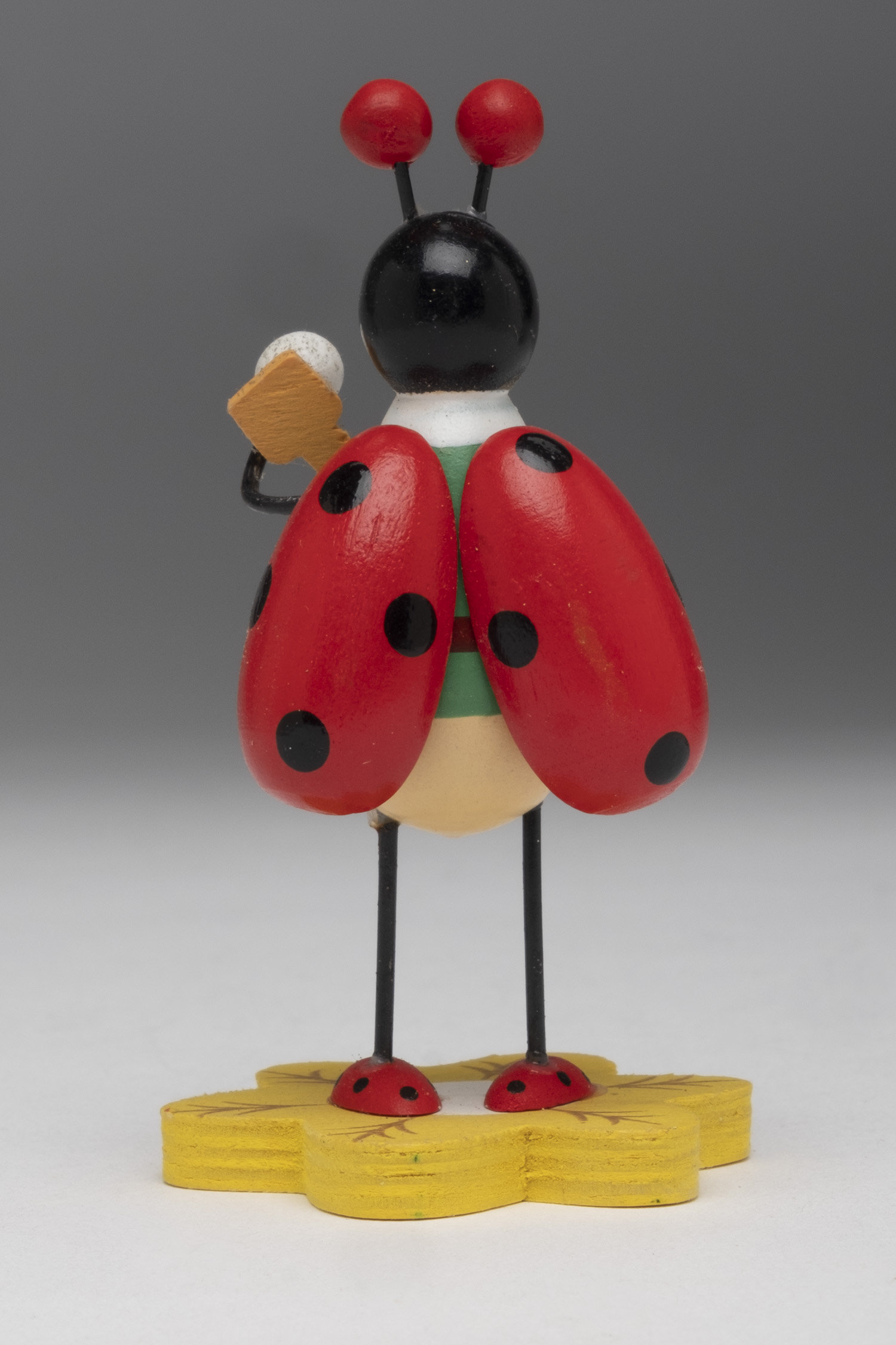Art & Collectibles Vintage Volkskunst Hubrig lady bug guitar player ...