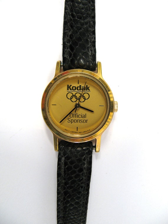 Vintage wristwatch Eastman Kodak Olympic Official Spo… - Gem