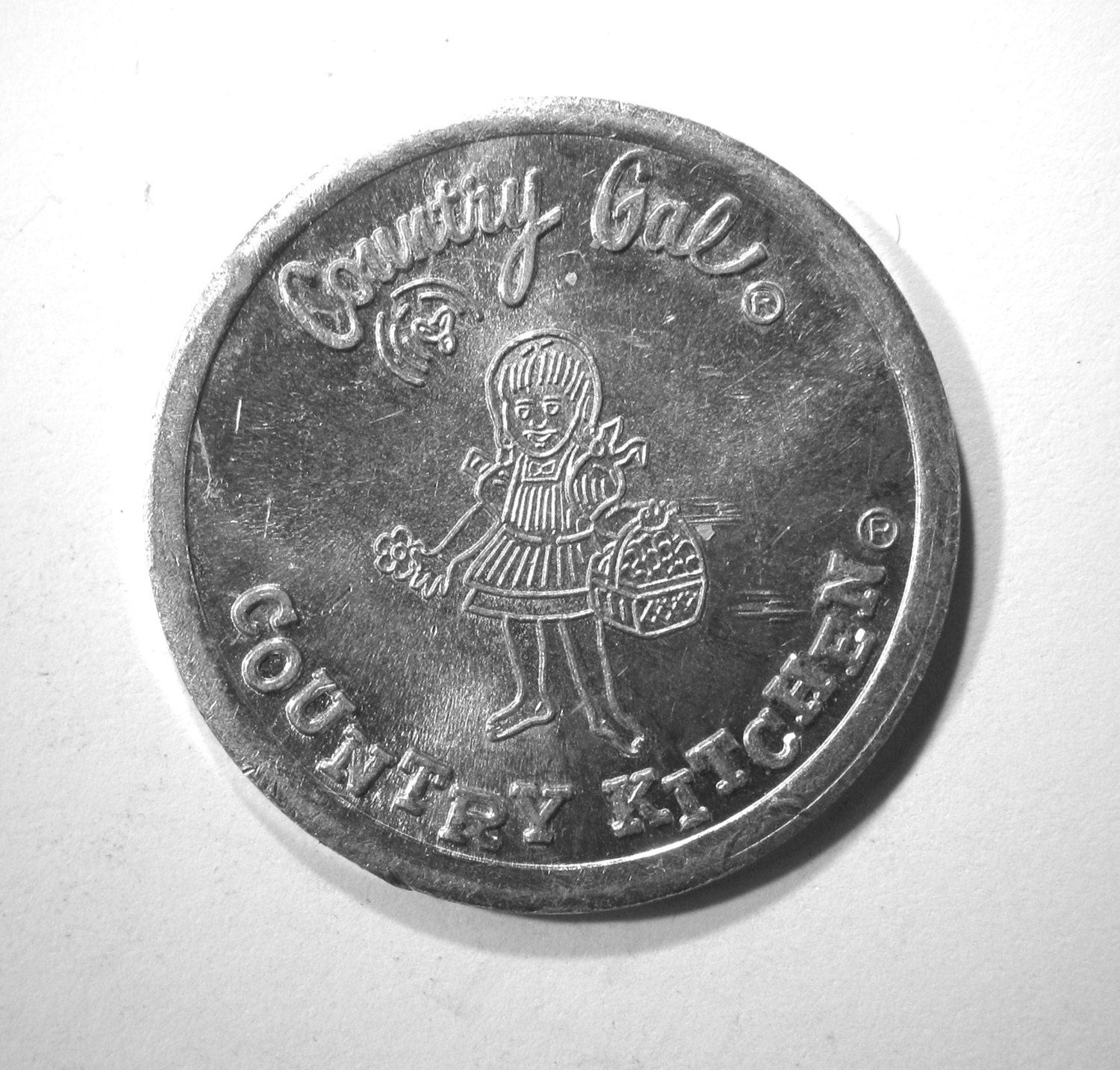 Vintage Token Country Kitchen Restaurant Children's Token Country Boy ...
