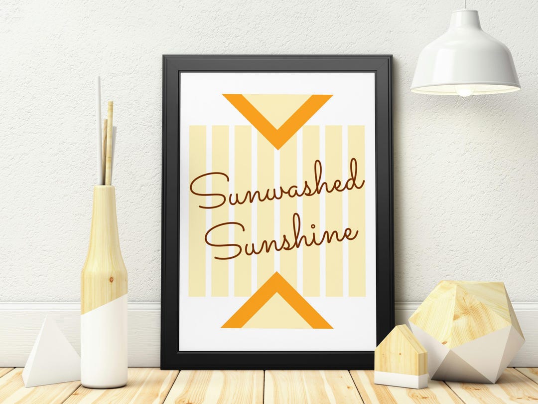 Sunwashed Sunshine Nautical Preppy Beach Stripe Digital Download ...
