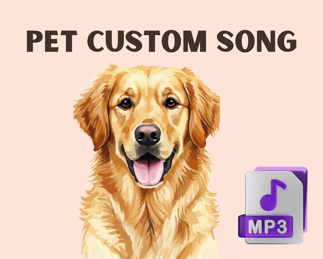 Custom Pet Song | Personalized Song for Your Dog or Cat - Etsy