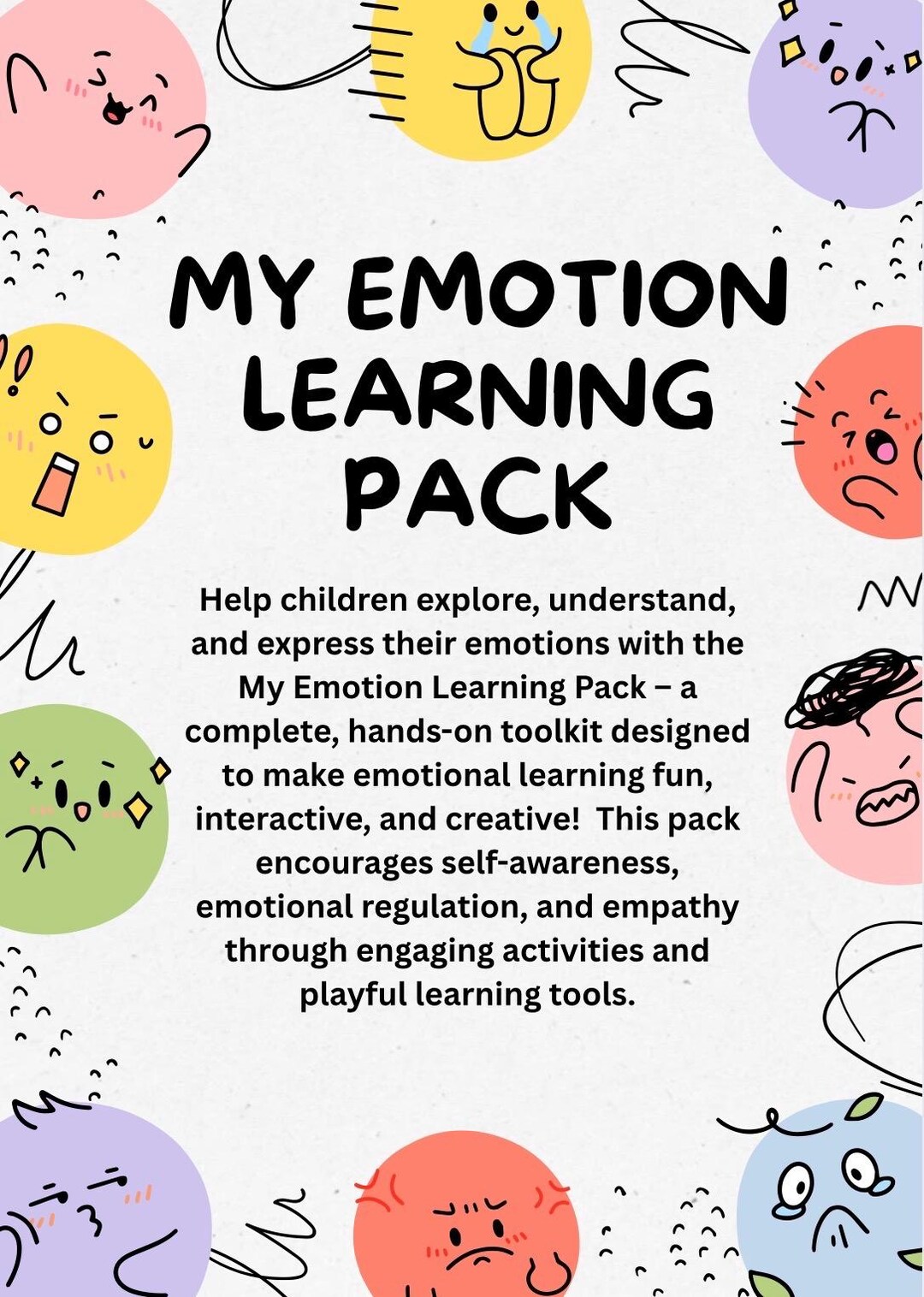 My Emotion Learning Pack - Etsy