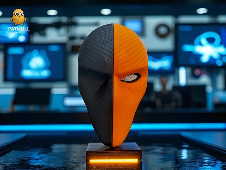 Dual Mask Mercenary Helmet 3D STL Files: Cosplay Mask (digital Download ...