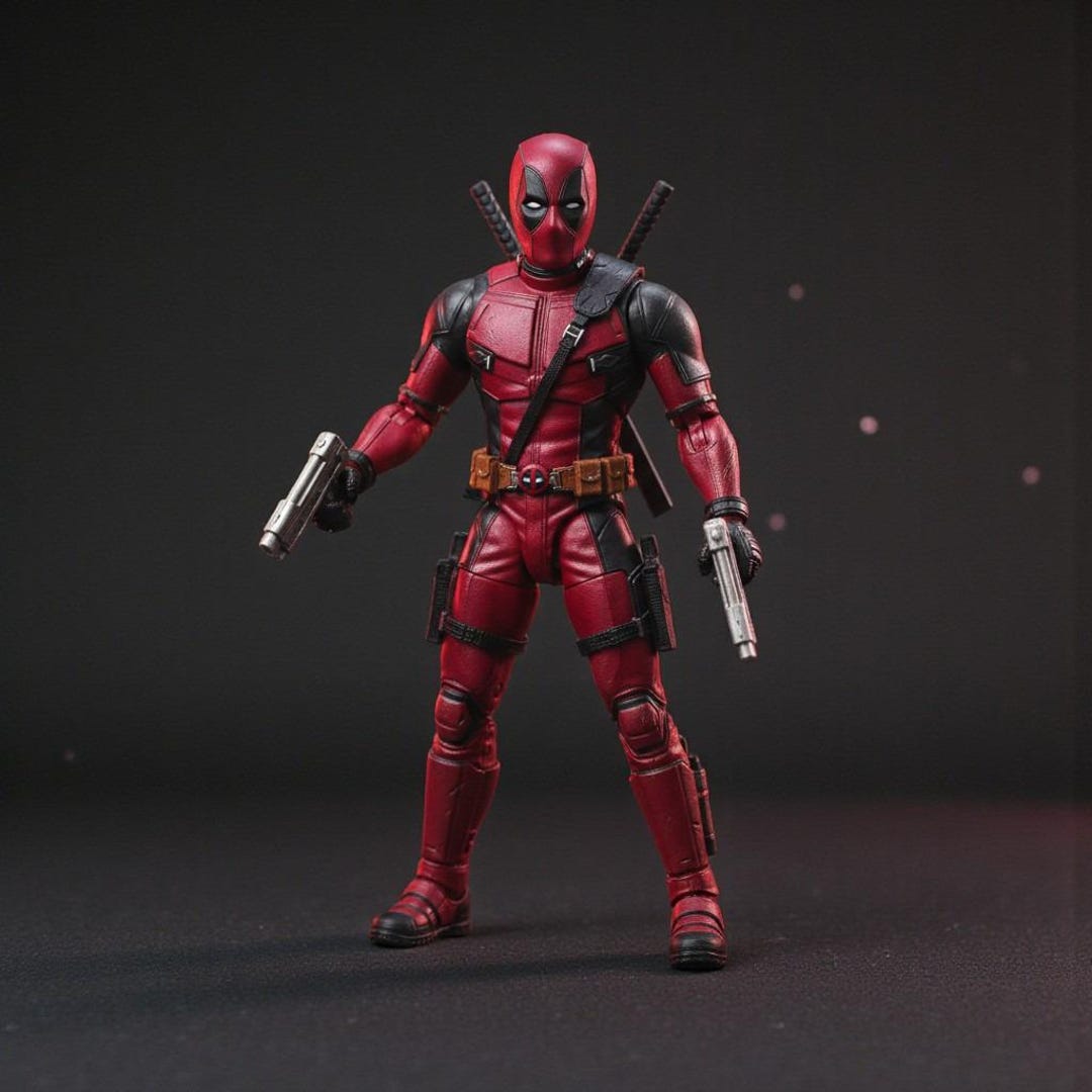 Deadpool Articulated Action Figure 3D STL Files - Etsy