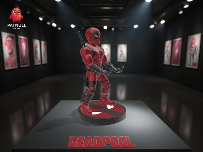 Deadpool Controller Holder 3D STL Files - Etsy