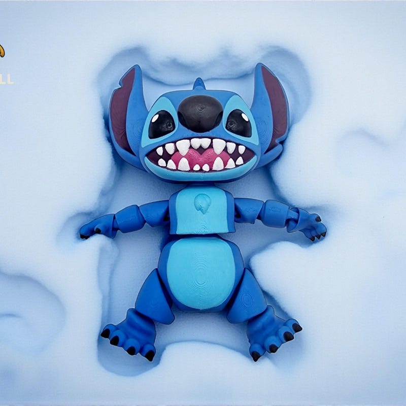 Stitch 3mf File - Etsy