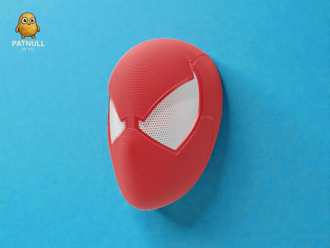 Spiderman Scarlet Spider Cosplay Mask 3D STL Files - Etsy