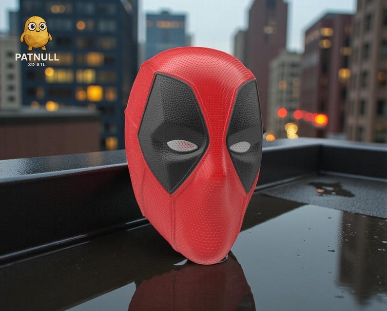 Deadpool 3 Cosplay Magnetic Helmet + 5 Eye Option 3D Stl Files - Etsy