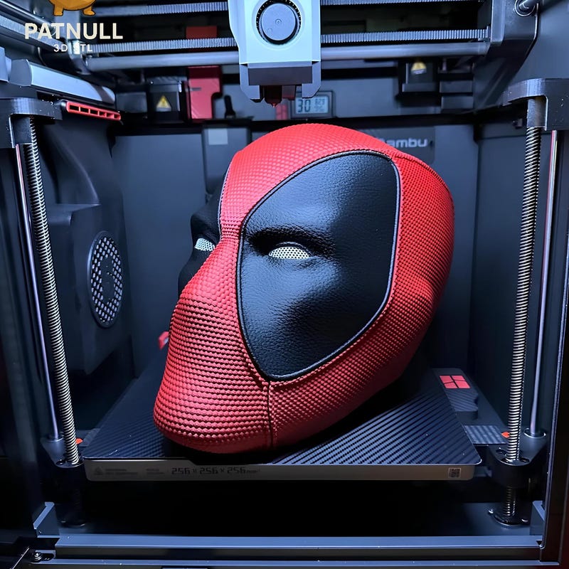 Deadpool Mask - Etsy