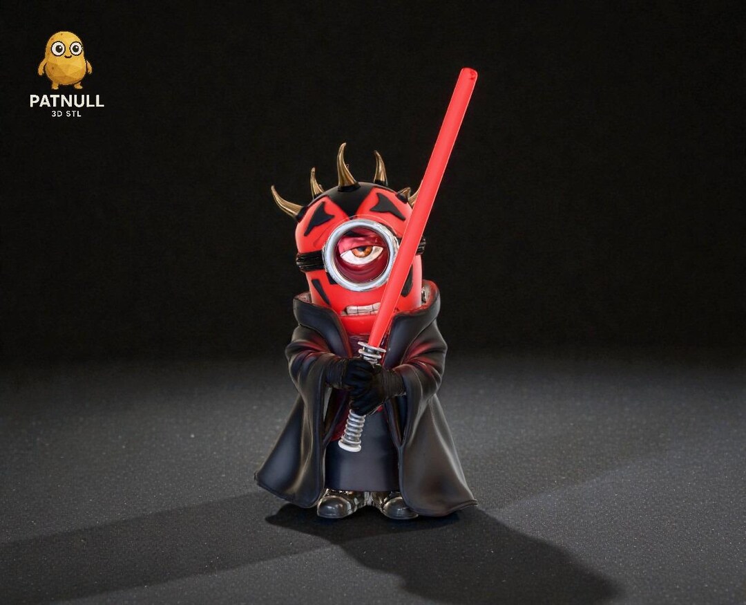 Star Wars Minion Sith Lord Figure 3D STL Files - Etsy