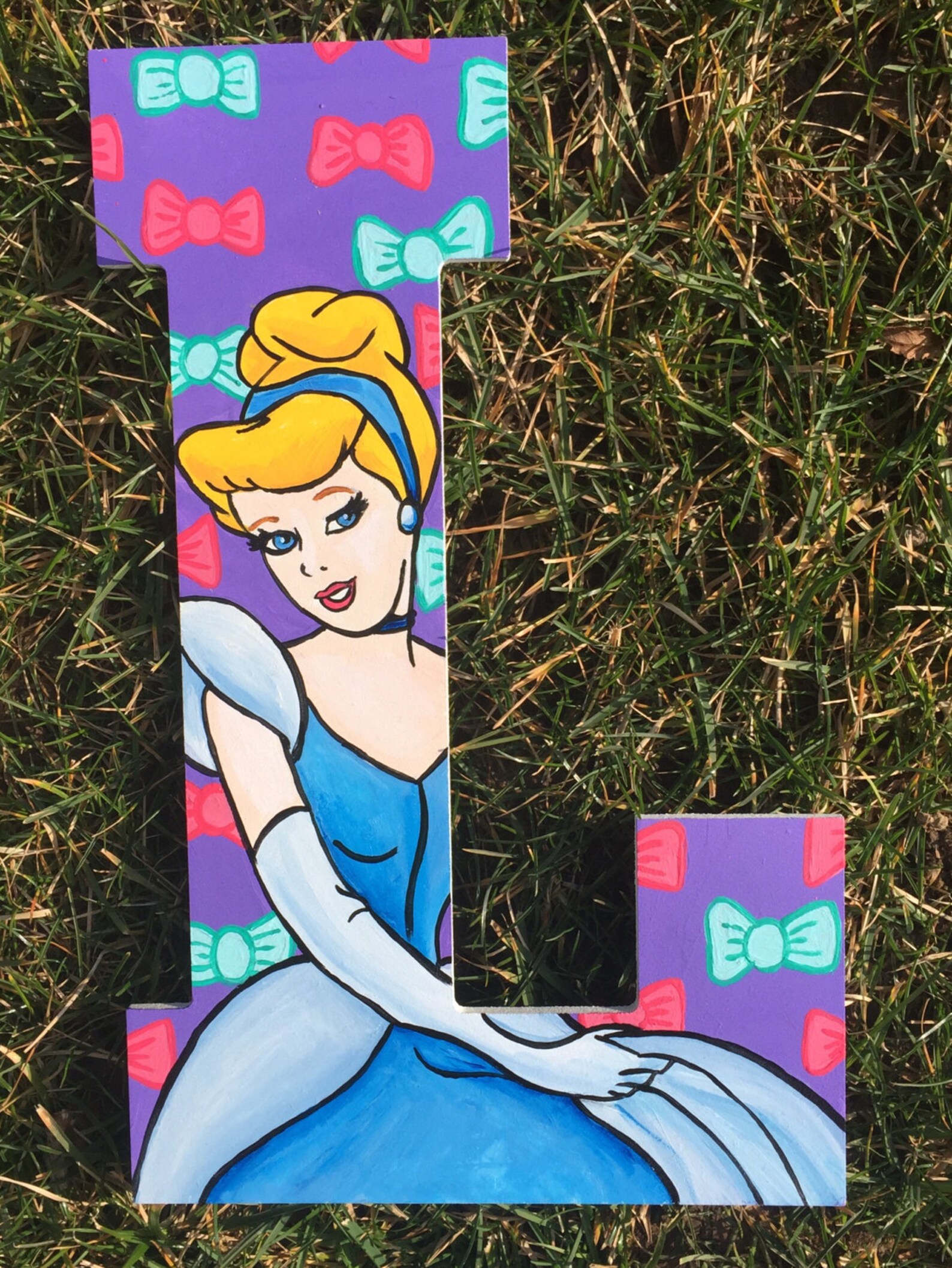 Hand Painted Princess Letters - Etsy