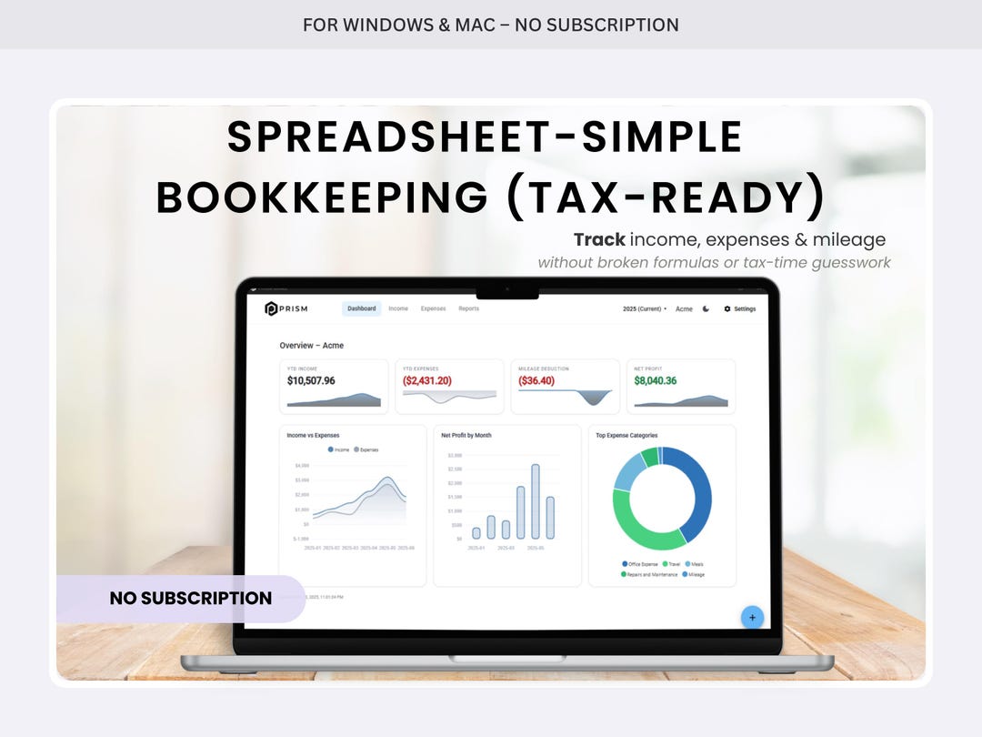 Schedule C Bookkeeping App | Income and Expense Tracker for Small ...