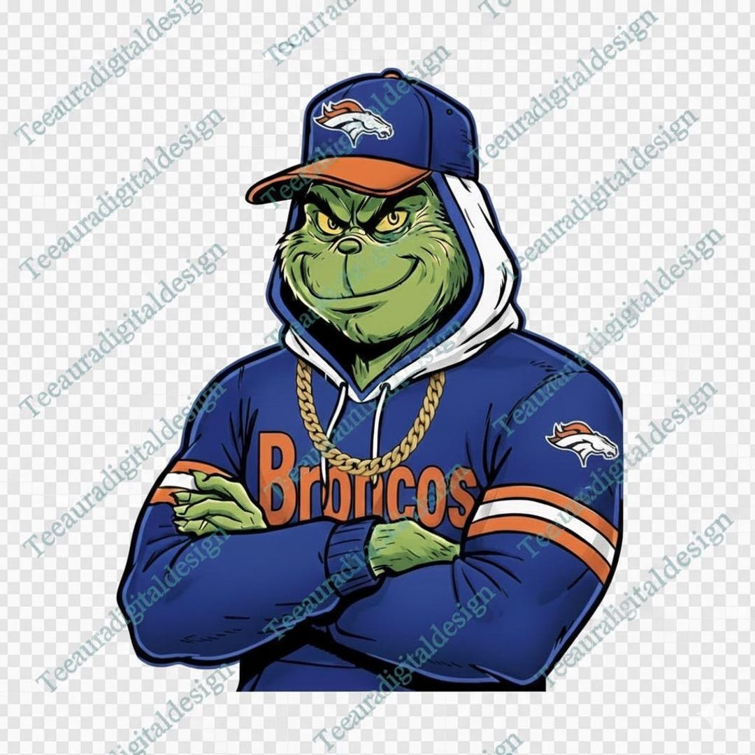 Grumpy - PNG File, Funny Broncos Grinch Png – Funny Grinch Christmas ...
