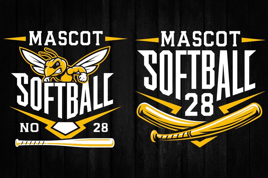 DYI Customizable Softball Home Plate SVG With Custom Mascot & Player ...