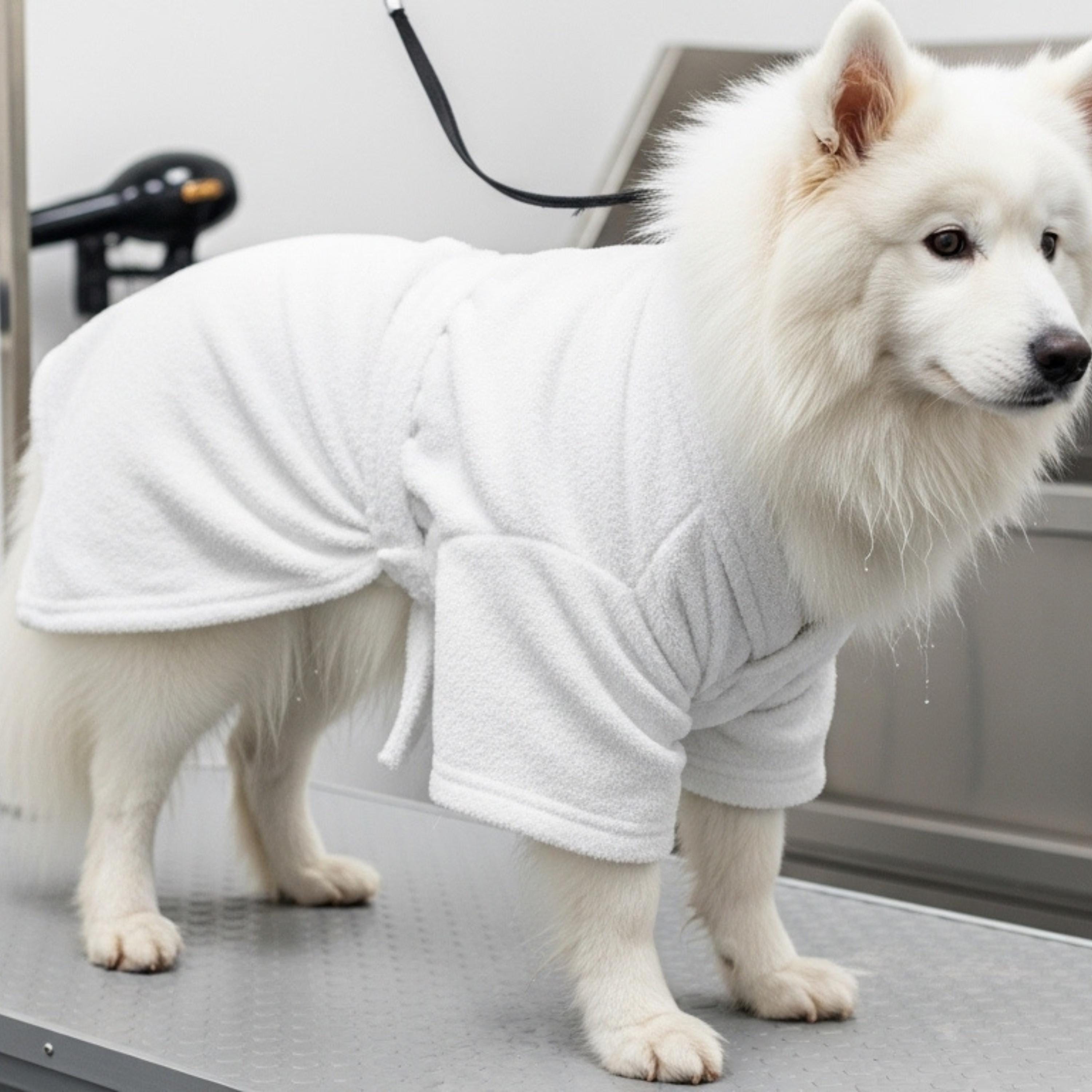 Dog Bathrobe Sewing Pattern | Dog Towel Coat PDF | Pet Drying Robe ...