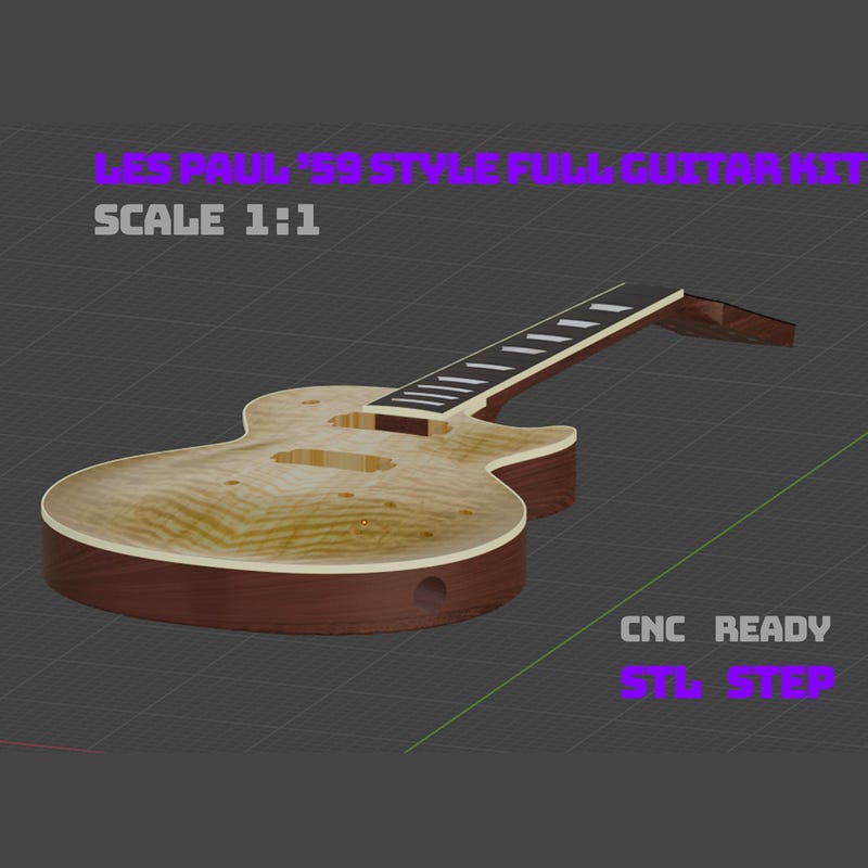 Guitar Papercraft Kit - Etsy UK