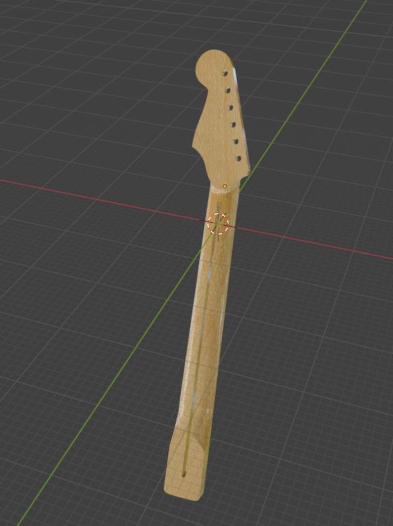 Strat Style Neck STL + STEP | CNC & 3D Print Guitar Neck | Inlays ...