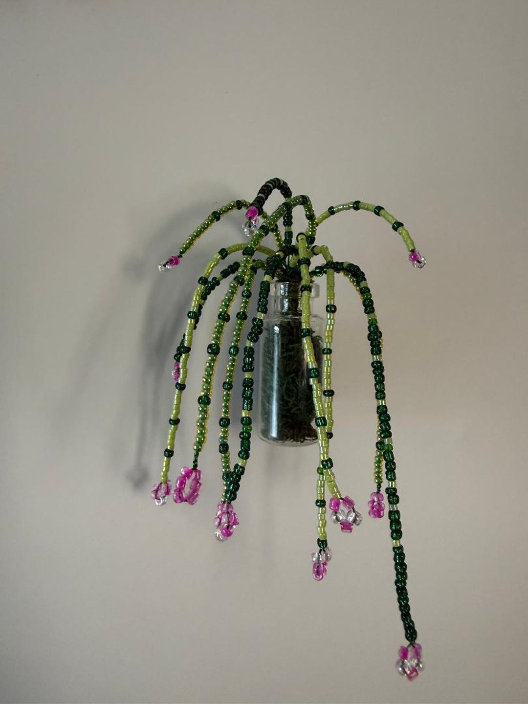 Premade Potted Hand Beaded Plant Magnet - Etsy