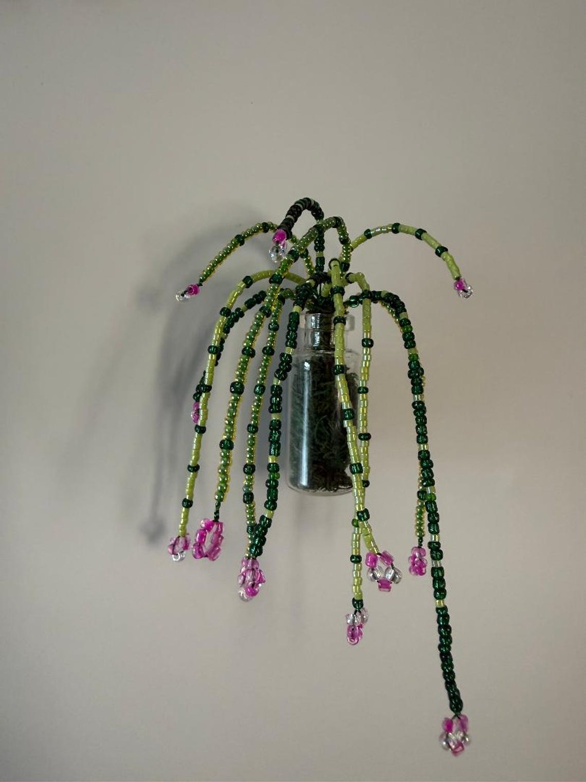 Premade Potted Hand Beaded Plant Magnet - Etsy
