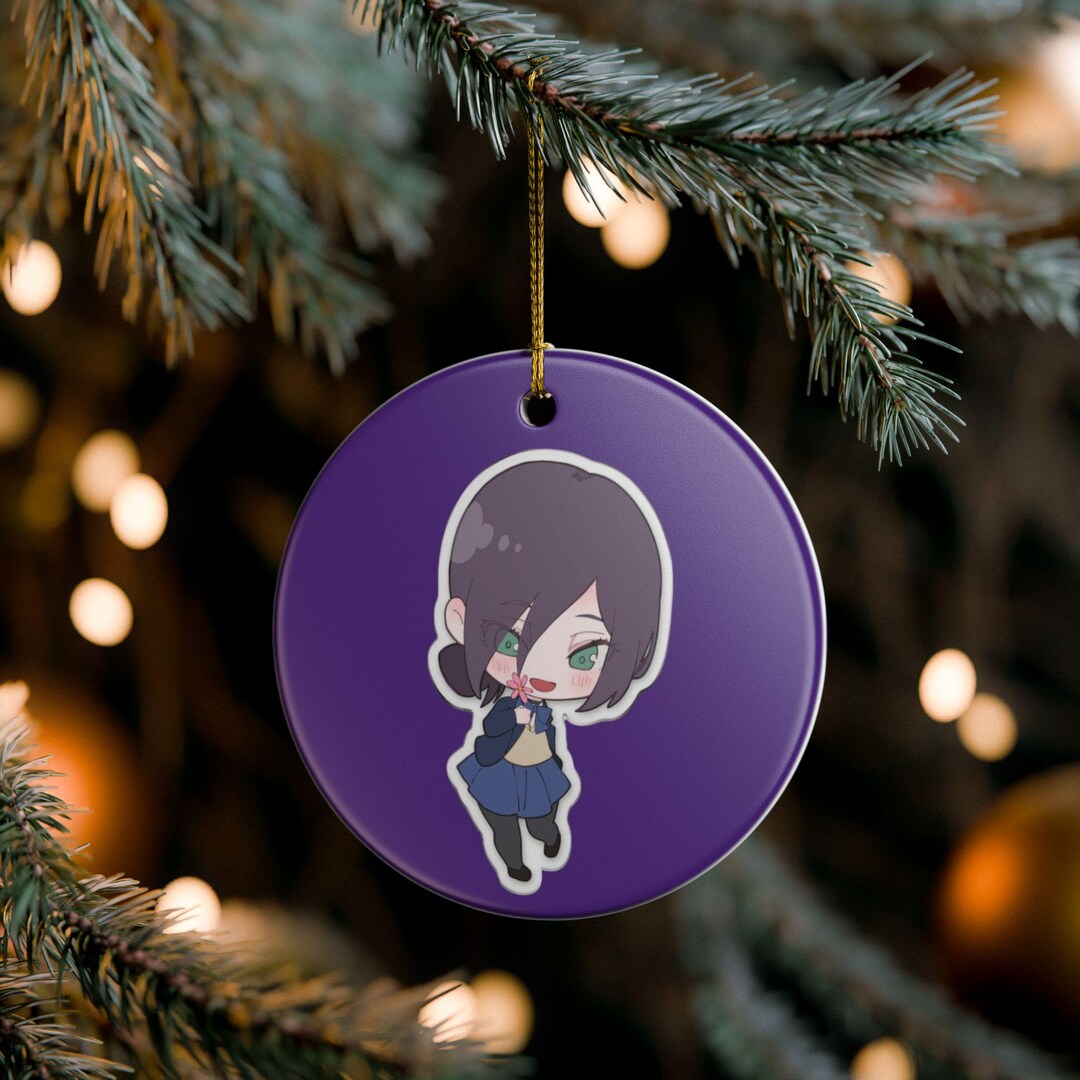Chainsaw Man Reze Ceramic Ornament, Anime Christmas Decor - Etsy