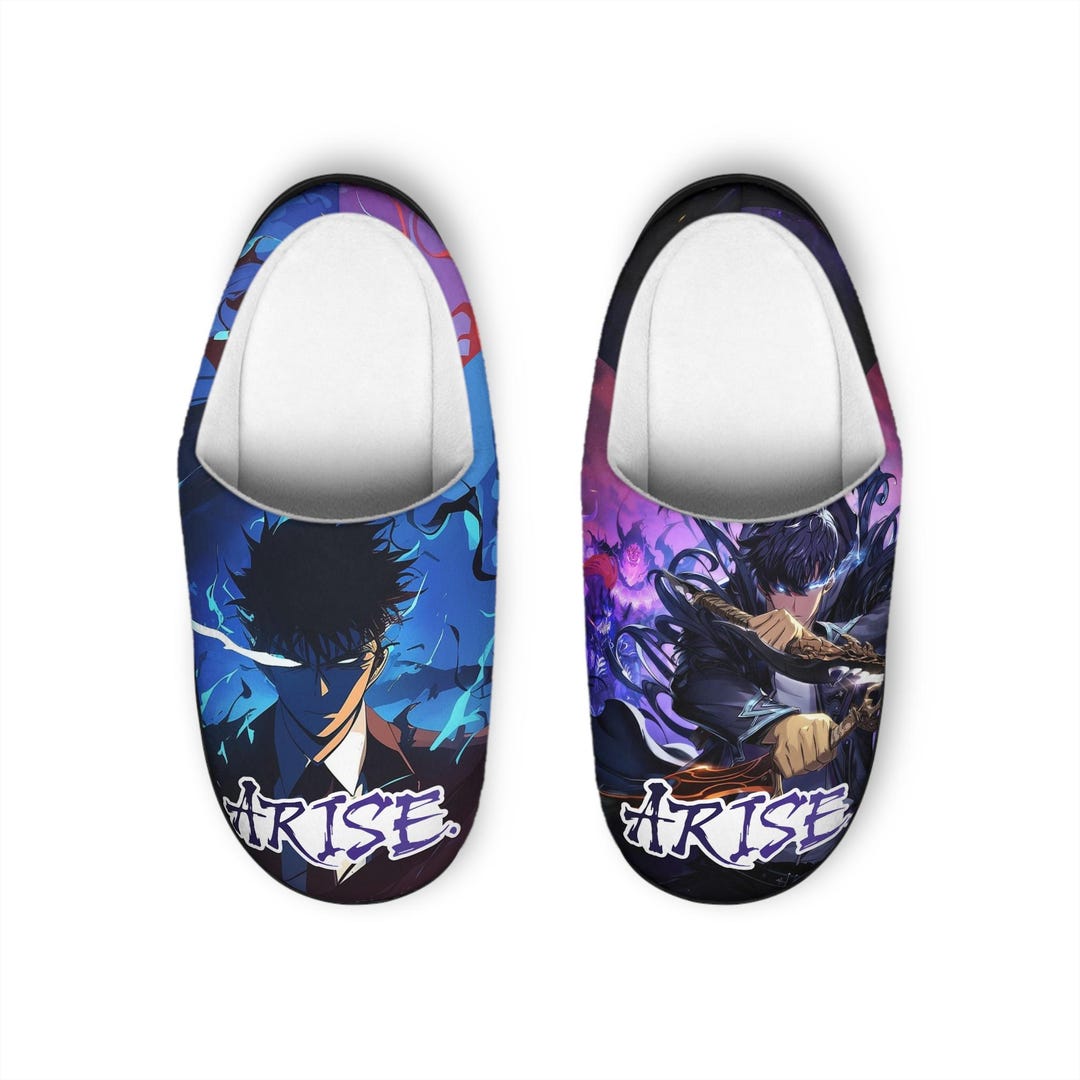 Solo Leveling Jinwoo Anime Slippers - Etsy