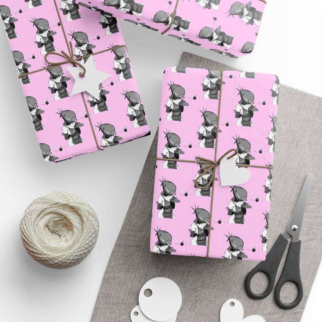 Chainsawman Bomb Devil Reze Wrapping Paper, Anime Gift Wrap - Etsy