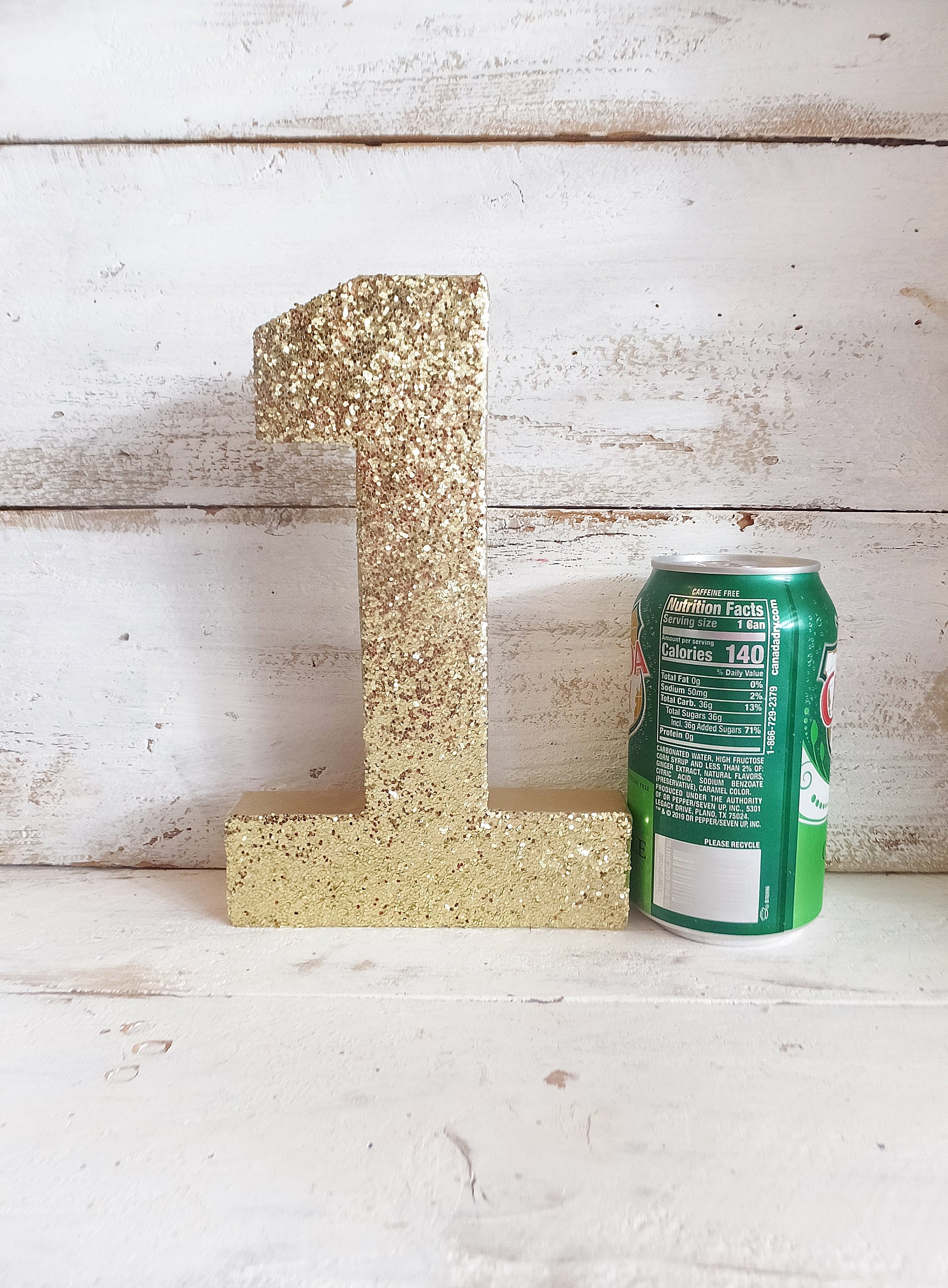 Gold Glitter Number 4 Photo Prop Birthday Party Decoration - Etsy