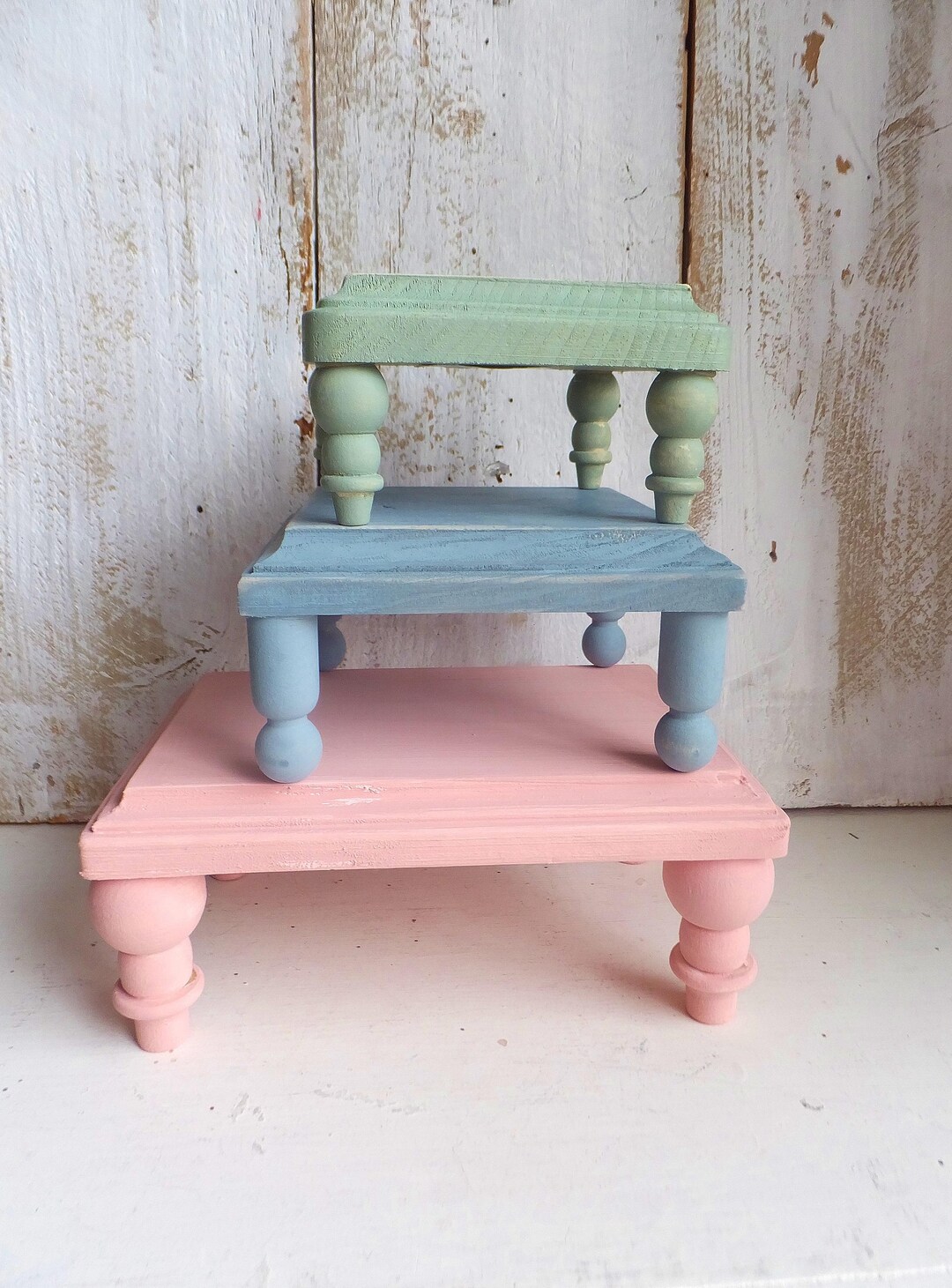SPRING / Summer Wood Riser ~ Rustic Home Decor ~ Display ~ 3 Sizes ...