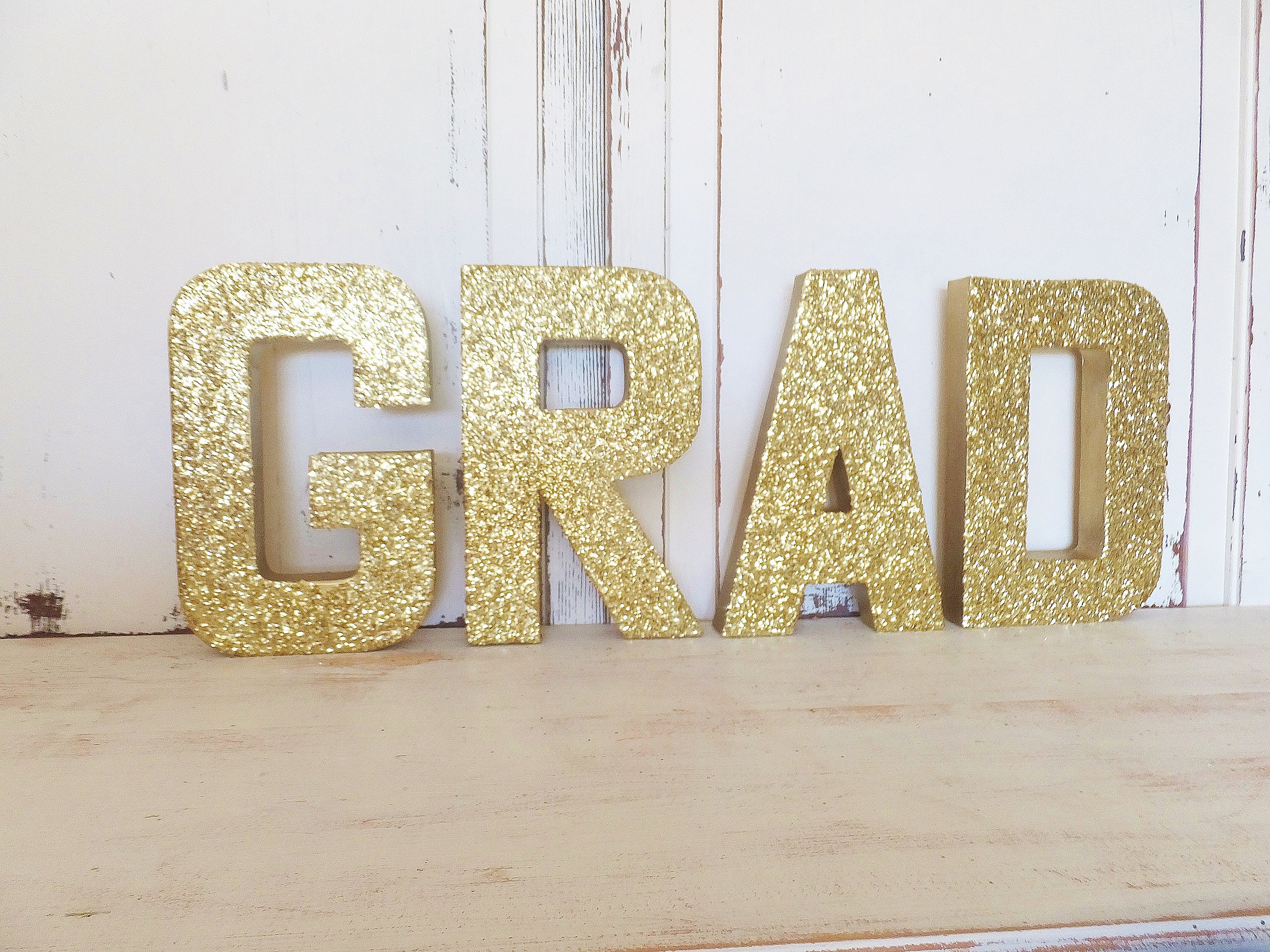 Grad Letters With Lights - Etsy