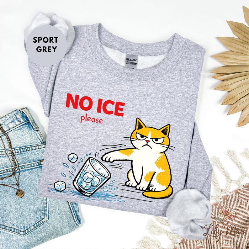 No ICE Please Shirt Cat, No Ice Cat Meme Shirt, Anti ICE Political ...