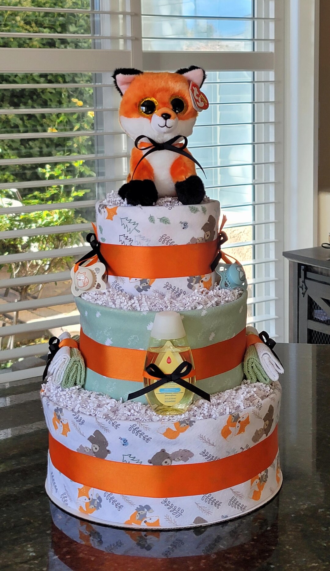 Fox Diaper Cake - Etsy