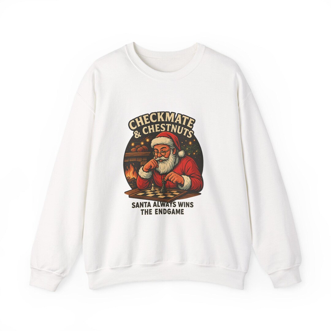 Checkmate & Chestnuts Shirt • Funny Christmas Chess T-shirt • Santa ...