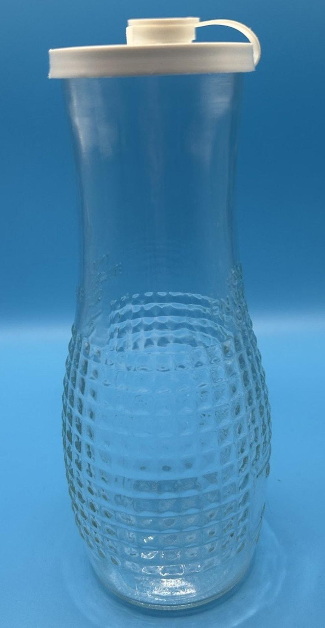 Vintage Two Envelope Good Seasons Glass Cruet Diamond Point Pattern 8.5 ...