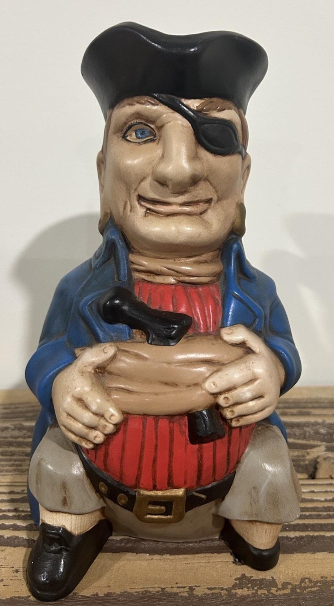 Yozie Mold Style Pirate Pitcher Vintage Handmade MCM Folk Art - Etsy