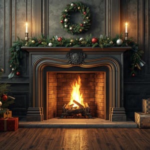 Festive Holiday Christmas Backdrops – Digital Backdrops for Creatives ...