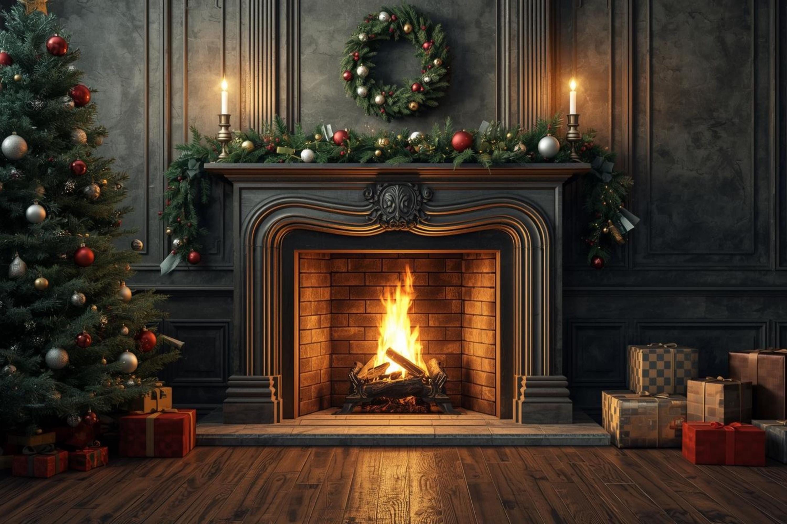 Festive Holiday Christmas Backdrops – Digital Backdrops for Creatives ...