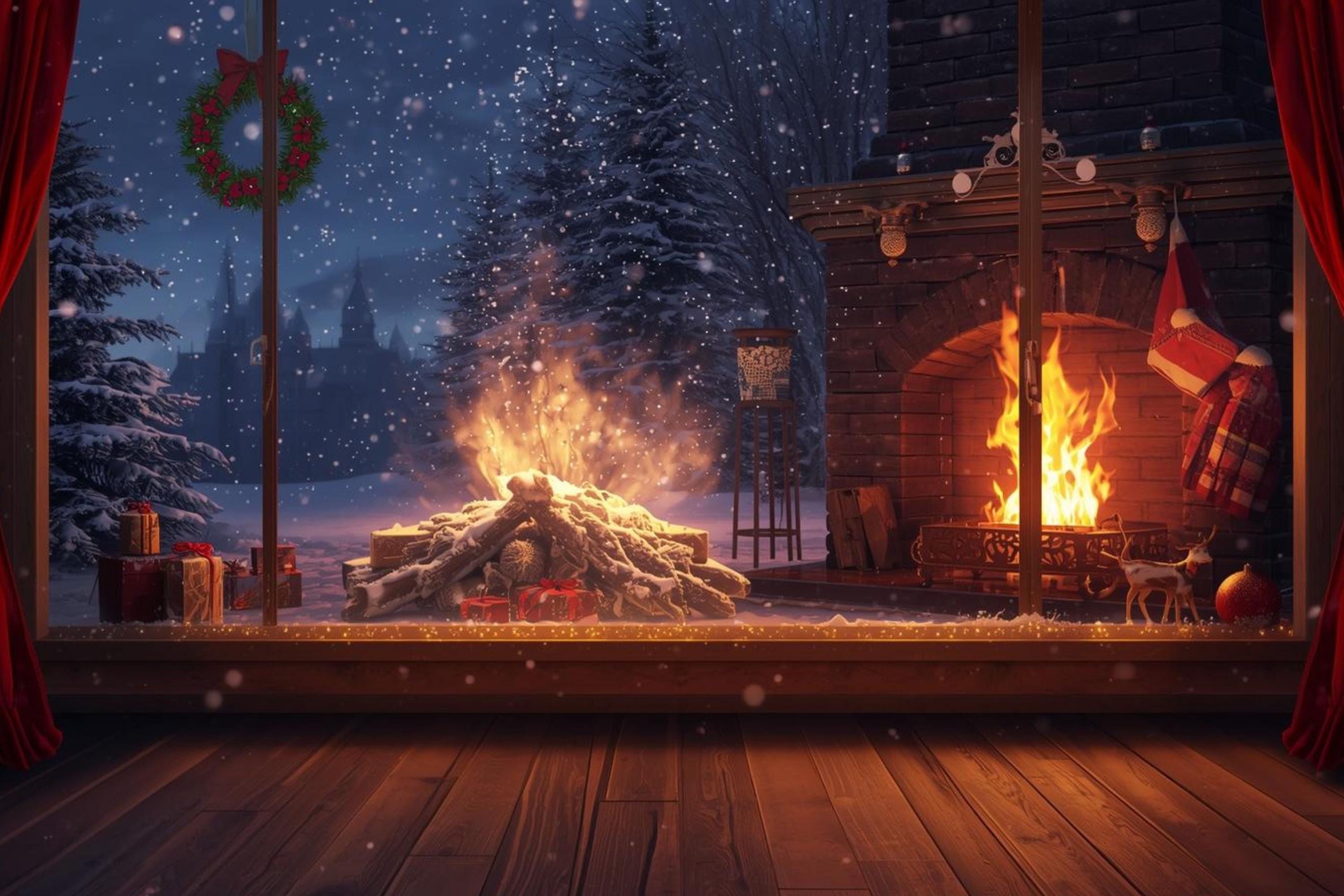 Festive Holiday Christmas Backdrops – Digital Backdrops for Creatives ...